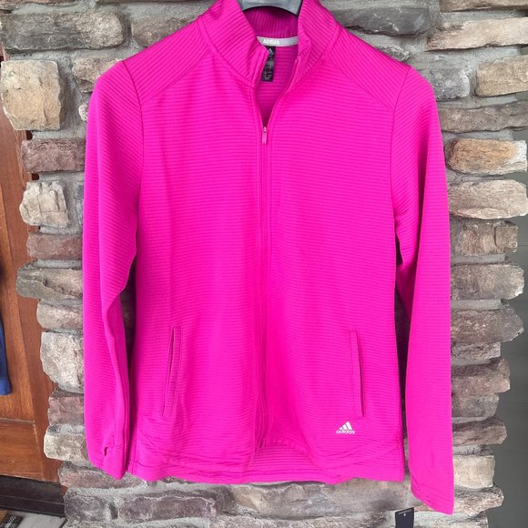 adidas | Jackets & Coats | Adidas Golf Essential Ribbed Layering Full ...